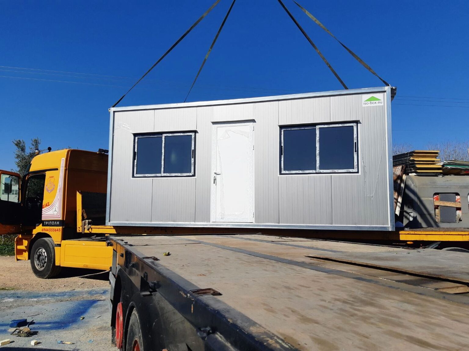 isobox oikiskoi μεταλλικα σπιτια τυπου κοντεινερ προκατ καθε διαστάσης
